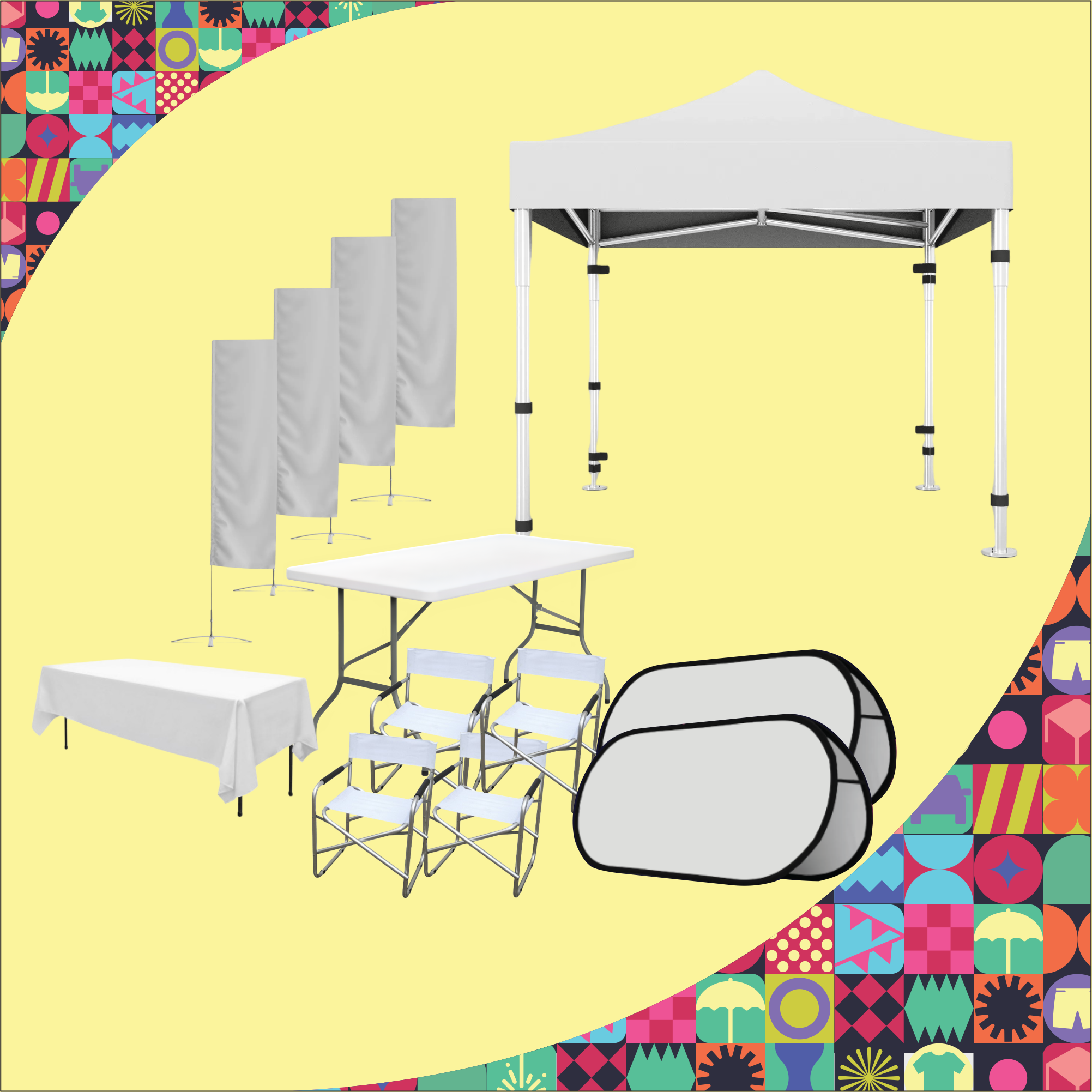 Outdoor Display Combo 3 – Professional Event Kit | Colour Hub