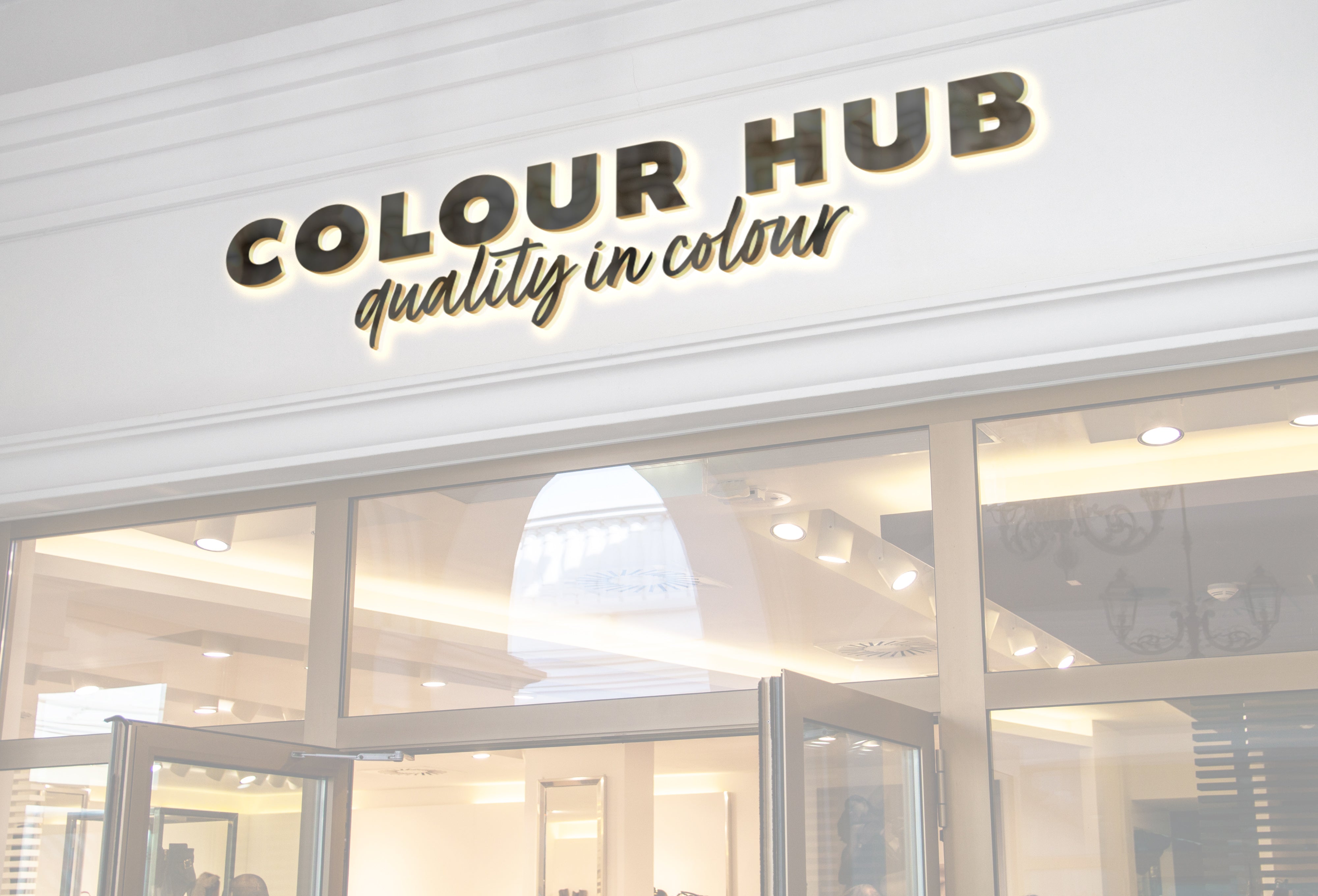 Shop Front Sign – Colour Hub